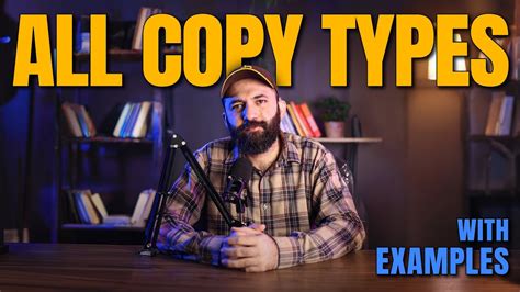 All Copy Types With Examples Copywriting For Beginners Youtube