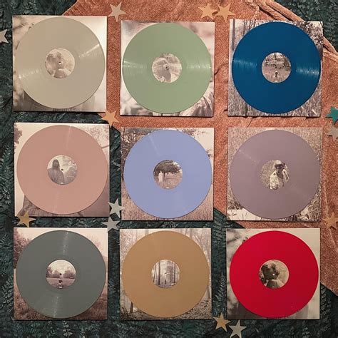 All Nine Folklore Variants Side By Side Taylorswift