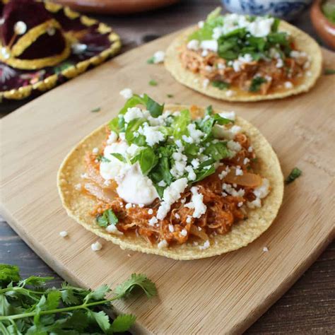 Chicken Tostadas De Tinga