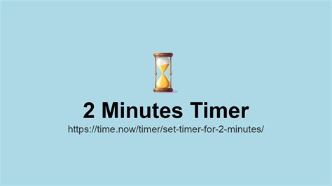 Set Timer For 2 Minutes Online Countdown Time Now