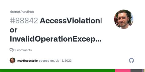Accessviolationexception Or Invalidoperationexception Thrown In Local
