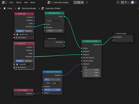 Help Define Lenght Of Mesh By Curve In Geometry Nodes Modeling Blender Artists Community