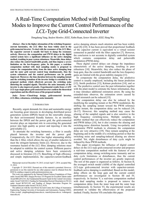 pdf a real time computation method with dual sampling mode to improve