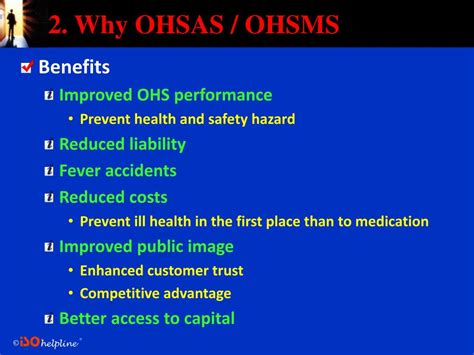 PPT OHSAS Requirements PowerPoint Presentation Free Download ID