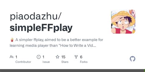 Github Piaodazhusimpleffplay 🍿️ A Simpler Ffplay Aimed To Be A