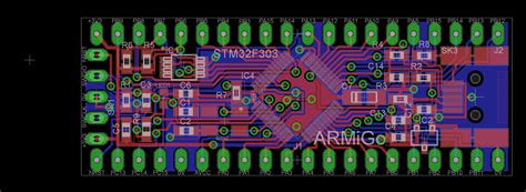 sustainable suburbia armigo a breakout board for stm32f303 arm