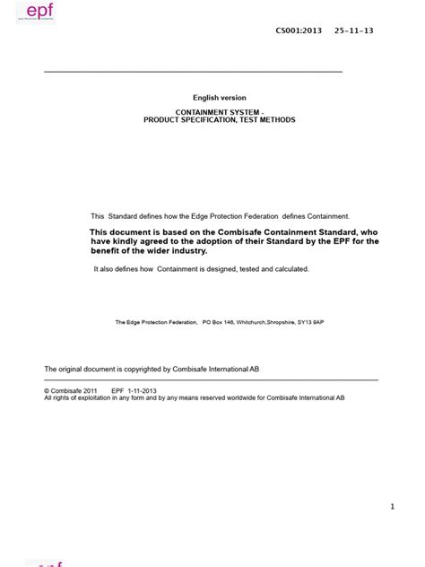 Containment Sysytems Pdf Strength Of Materials Force