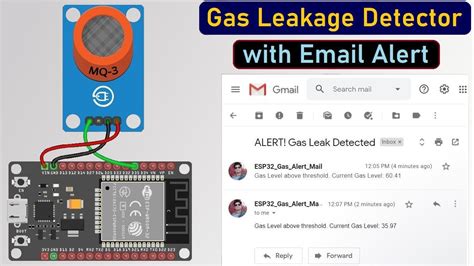 Gas Leakage Detector With Email Alert Notification Using ESP YouTube