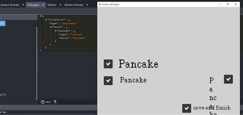 Solved How To Structures For A Cookbook With Player Created Recipes How Do I GDevelop