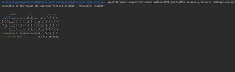 spring boot application not throwing error but also wont start r