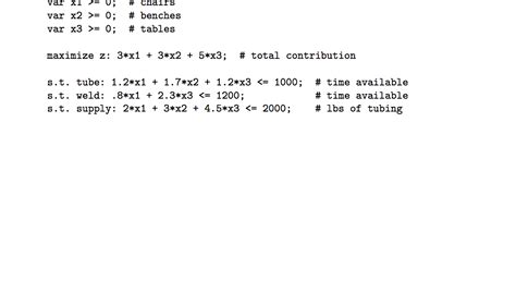 A What Is The Optimal Production Mix What