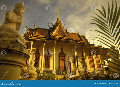 Palacio Real Cambodia Phnom Penh Imagen De Archivo Imagen De Centro