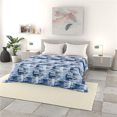 Colcha De Verano Basic Estampado Strisce 2 Plazas 250x240cm Leroy Merlin