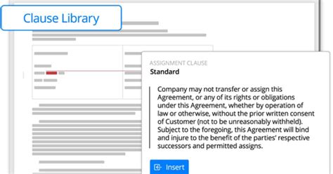 clause libraries for in house gcs lexion