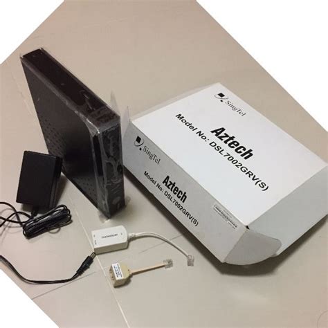 Aztech Wireless Router With Modem DSL Singtel Computers Tech Parts Accessories