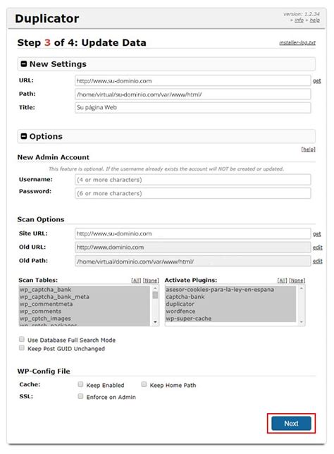 Migrar WordPress Hacia EspacioWWW Con Duplicator Espacio Ayuda
