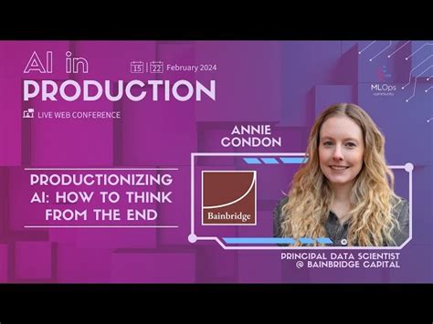 free video productionizing ai how to think from the end