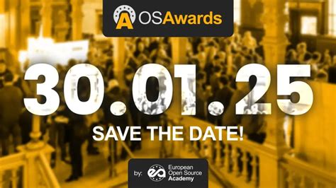 inaugural european open source awards ceremony european open source