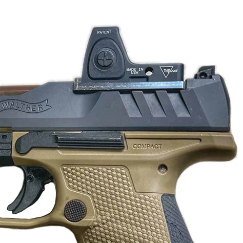 Walther Pdp 2 0 Rmr Optic Plate By Zr Tactical Solutions Bsps