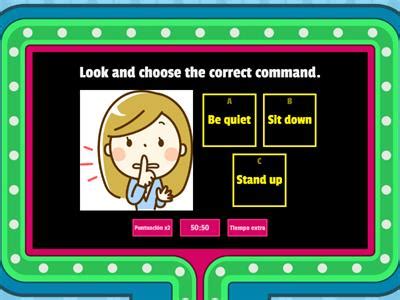 Classroom commands Recursos didácticos