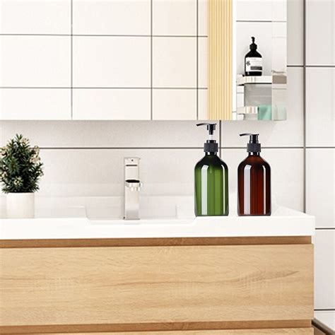 Badu Bg 4 бр 500 мл празни дозатори за сапун Бутилки за многократно пълнене Бутилка с помпа за