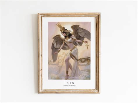 Isis Digital Art Goddess Of Healing Magic Love Life Egyptian