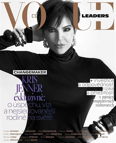 Kris Jenner Lands First Vogue Magazine Cover At Age