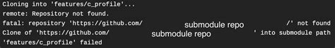 Travis Build Failed Due To Git Submodule Repository Not Found Stack