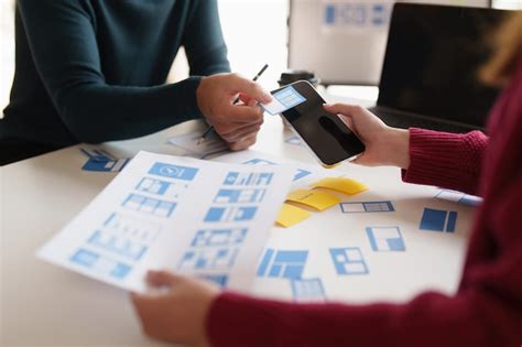 Premium Photo Group Of Ux Developer And Ui Designer Brainstorming