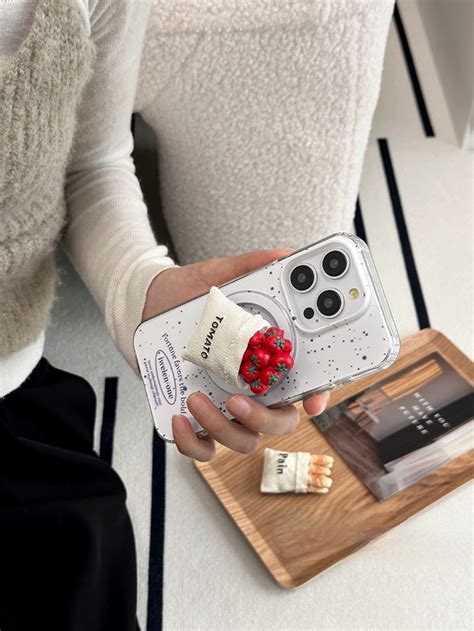 💓맥세이프💓 쿠앤크 토마토 바게트 스마트톡 맥세이프케이스 범퍼케이스 아이폰케이스 유니크 특이한 15프로맥스 14프로맥스 13프로맥스 12프로맥스 귀여운 키치 감성 레트로