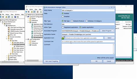 Policypak File Associations Manager Manage Windows 10 File Association