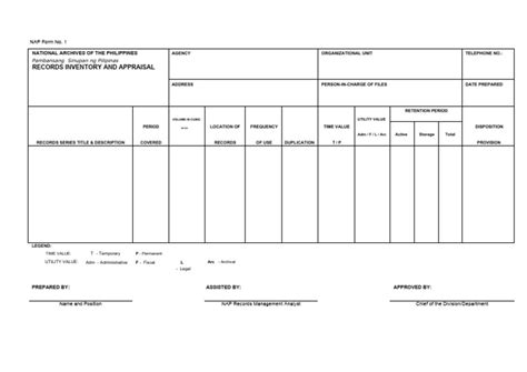 Nap Form No 1 Pdf