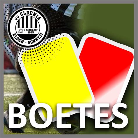 Boetes Rode And Gele Kaarten Vv Eldenia