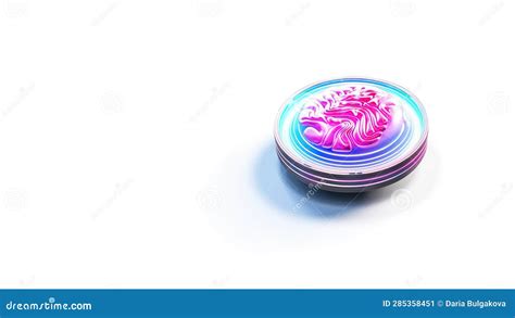 Brain Implant Chip Isolated On White Background The Future Of Neural Technologies Brain