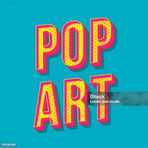 팝 아트 빈티지 3d 벡터 레터링 1950 1959 년에 대한 스톡 벡터 아트 및 기타 이미지 1950 1959 년 1960 1969 년 1980 1989 년