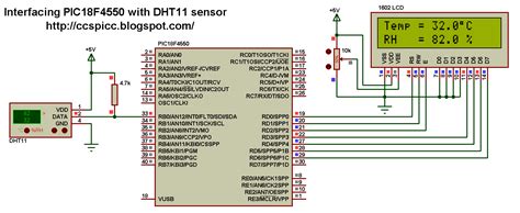 Interfacing Pic18f4550 With Dht11rht01 Humidity And Temperature Sensor