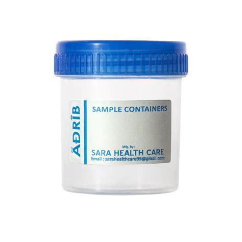 Sample Container Sara Health Care