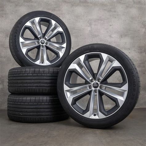 Ruote Estive Audi Q8 Sq8 4m8 Cerchi 22 Pollici Pneumatici Estivi