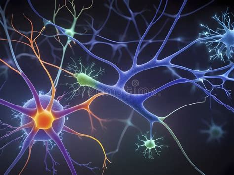 The Mechanisms Of Synaptic Signaling In Neurons Stock Image Image Of Synaptic Communication