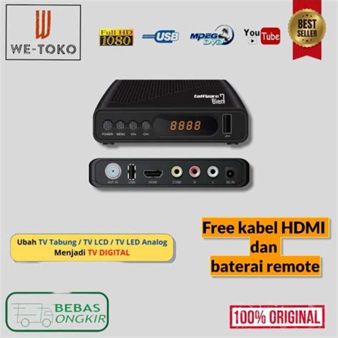 Promo Set Top Box Taffware Bien 7 Digital Satellite Tv Box Receiver Dvb T2 Diskon 40 Di Seller