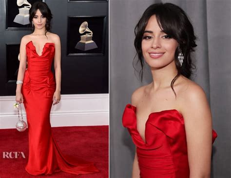 Camila Cabello In Vivienne Westwood Couture 2018 Grammy Awards Red