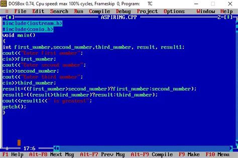 c program to find the largest among three numbers aspiringcoders