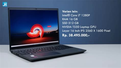 Review Lenovo ThinkPad P16s Gen 1 21BT 006BID Mobile Workstation Komplit Kencang