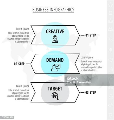 세 개의 화살표가 있는 손으로 그린 벡터 인포그래픽 다이어그램 순서도 배너 프레젠테이션을 위한 3단계씩 있는 비즈니스 타임라인 템플릿 3에 대한 스톡 벡터 아트 및 기타