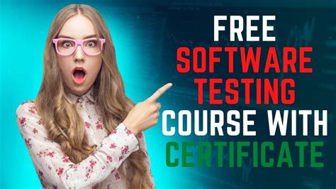 Free Software Testing Course With Certification Free Software Courses Youtube