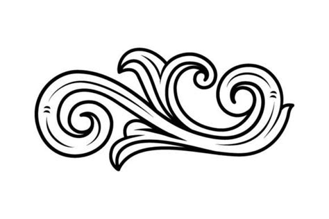 Ornament Carving Vector Design Element Graphic By Hartgraphic