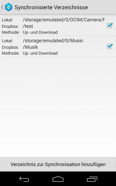 Dropsync Android App ermöglicht automatischen Ordner Sync mit der Dropbox