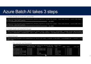 SCasia 2018 MSFT Hands On Session For Azure Batch AI PPT