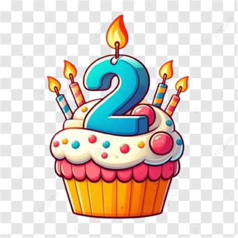 불타는 촛불 2번 컵케이크 컵케이크와 양초 생일 축하 해요 행복한 기념일 Png 일러스트 및 이미지 에 대한 무료 다운로드 Pngtree