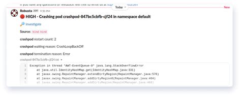 Troubleshooting Kubernetes Using Robusta On Kind